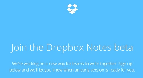 Dropbox Notes - popularny dysk sieciowy wzbogacony o nową funkcję