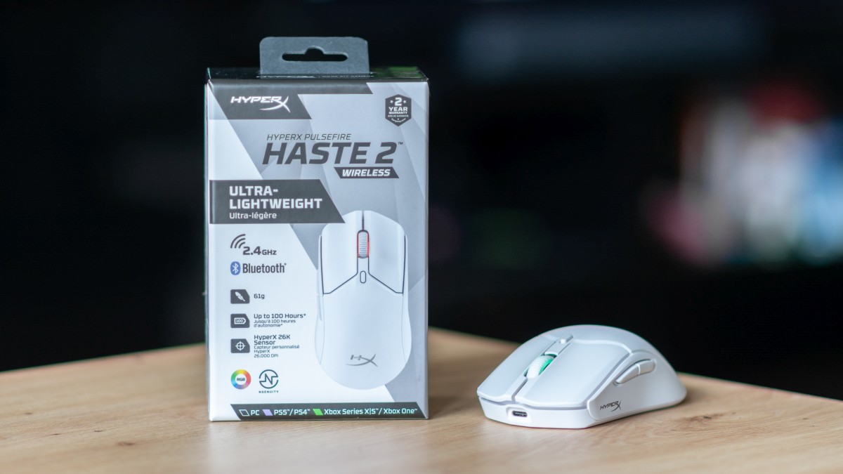 HyperX Pulsefire Haste 2 Wireless - recenzja. Prosta ultralekka mysz