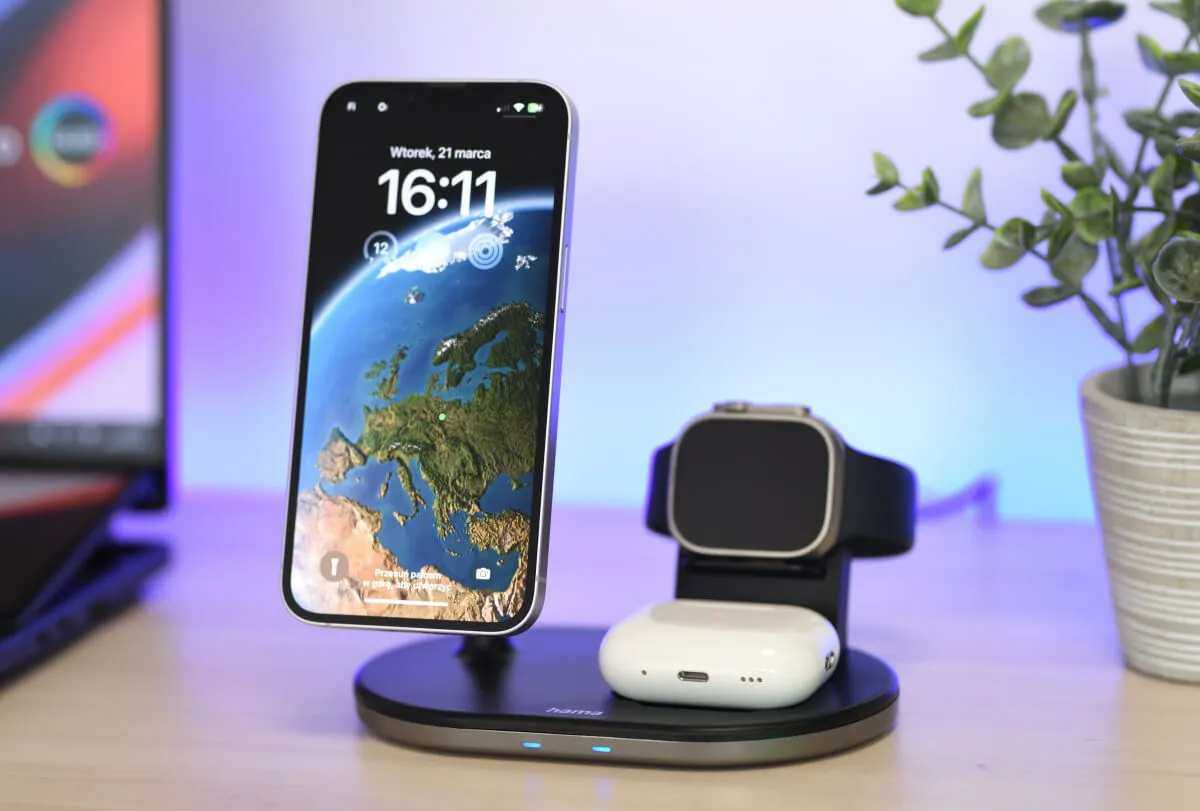 Hama MagCharge Multi - test ładowarki 3w1 do sprzętu Apple