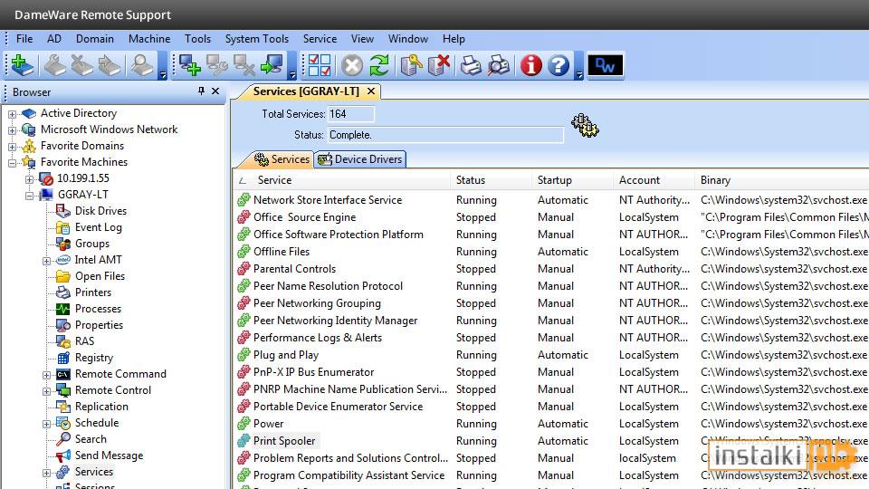 DameWare Remote Support 12.3.1 - Windows - download - instalki.pl