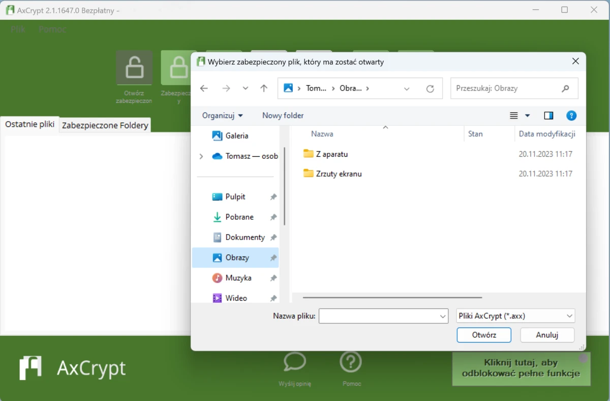 AxCrypt 3.0.0 - Windows - download - instalki.pl
