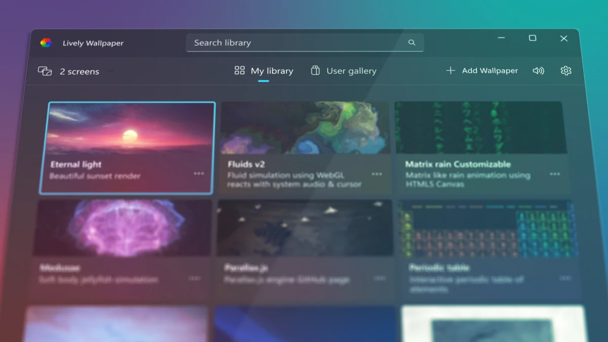 Lively Wallpaper 2.2.1.0 - Windows - download - instalki.pl