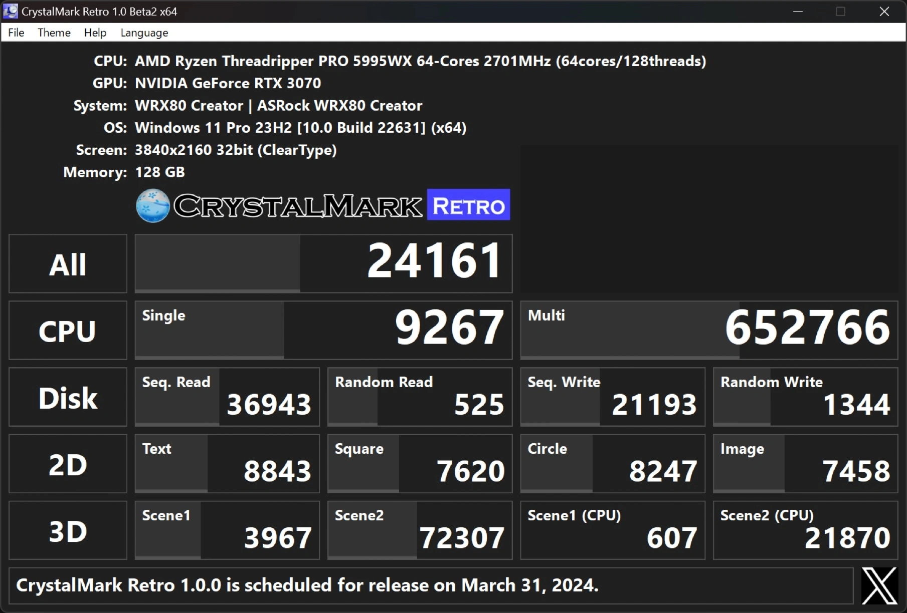 CrystalMark Retro 2.1.0 - Windows - download - instalki.pl