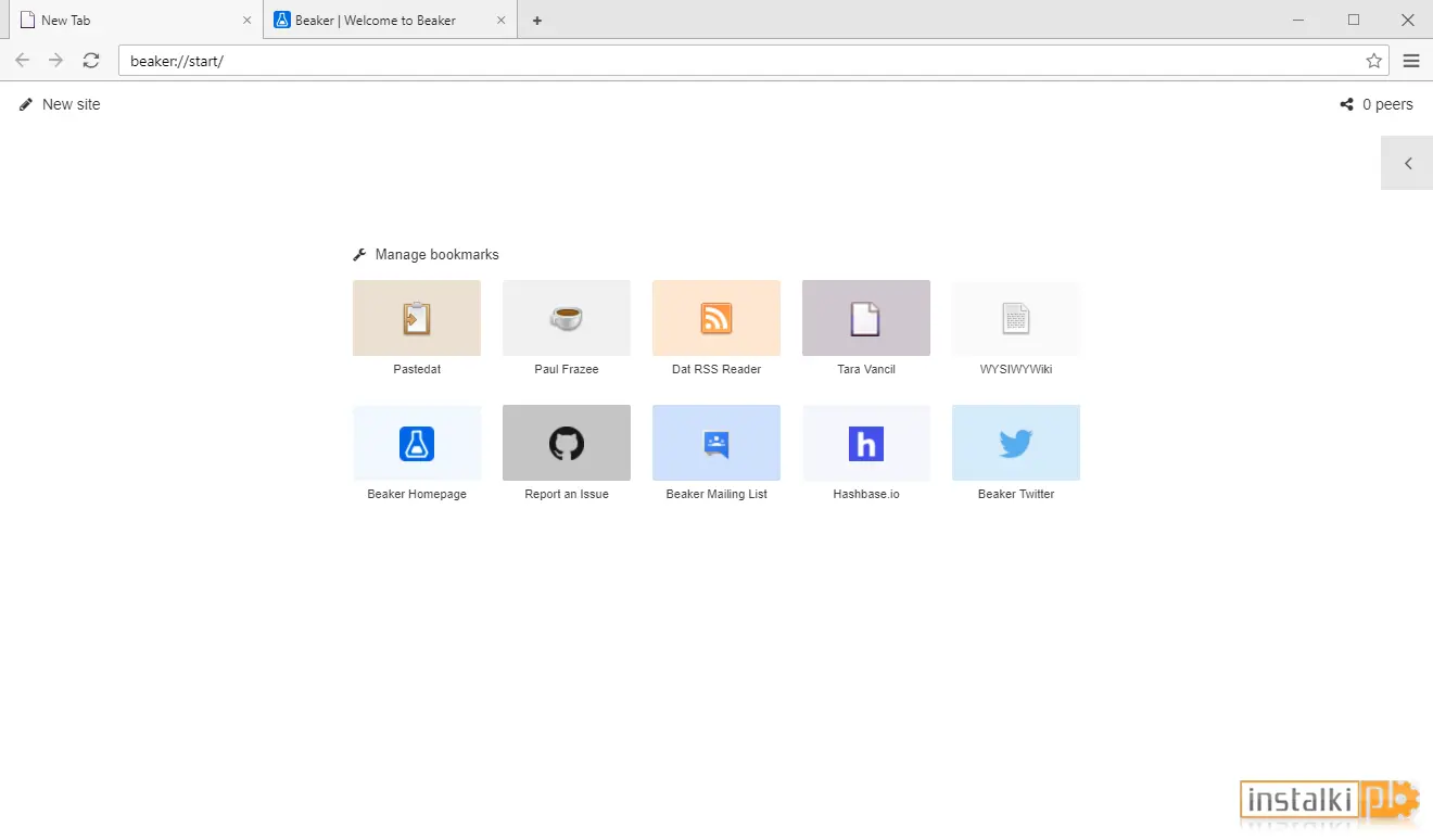 Beaker Browser 1.1.0 - Windows - download - instalki.pl