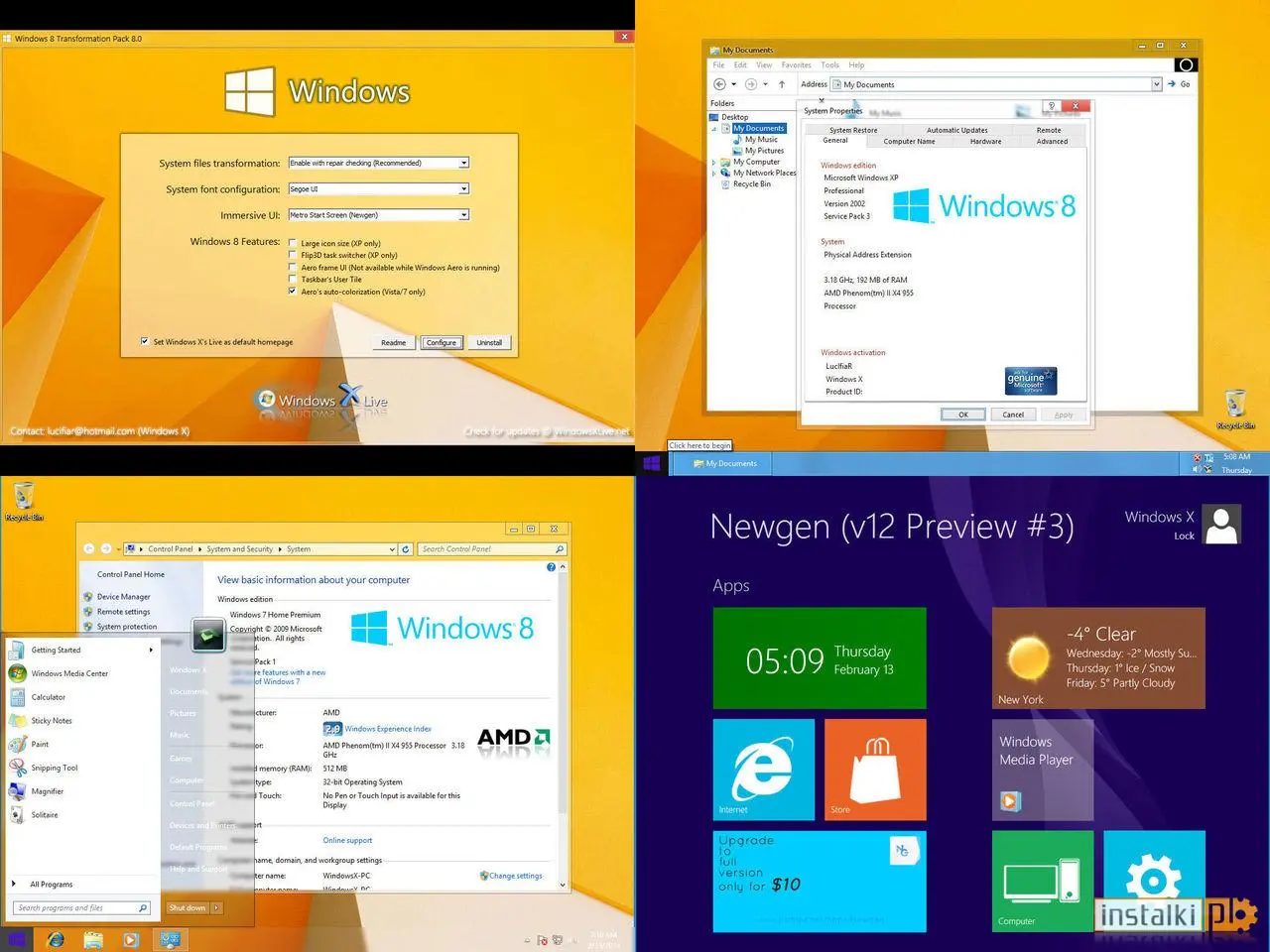 Windows 8 Transformation Pack 9.1 - Windows - download - instalki.pl