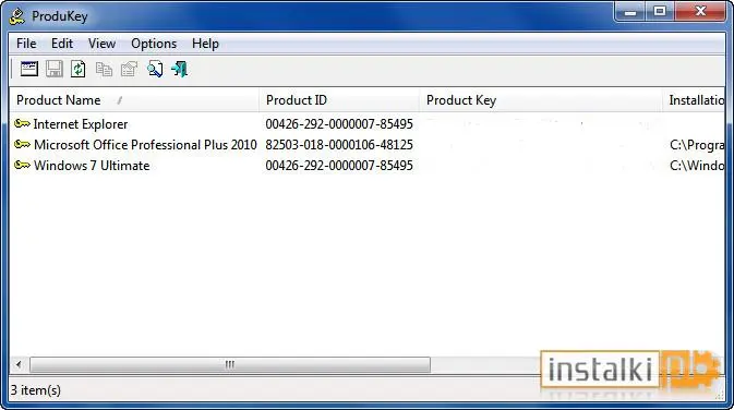 ProduKey 1.97 - Windows - download - instalki.pl