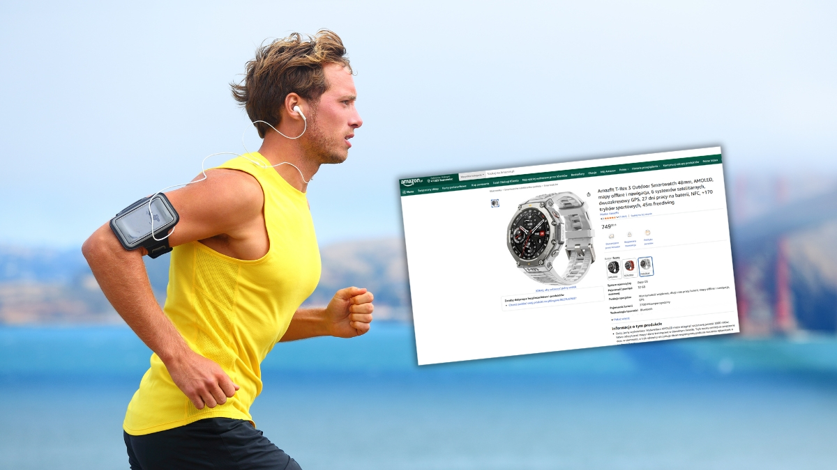 Po co ci Garmin? Amazfit T-Rex 3 w rekordowo niskiej cenie