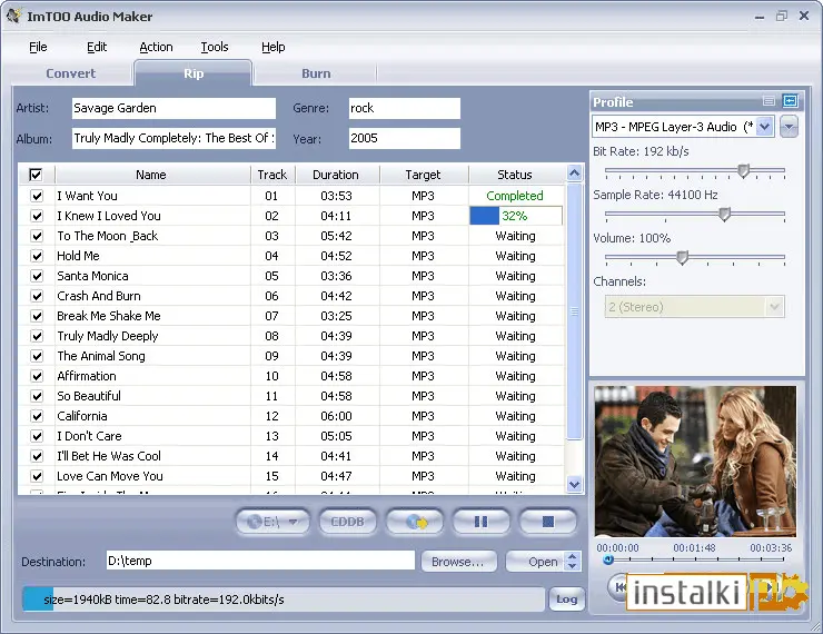 ImTOO Audio Maker 6.5.0 - Windows - download - instalki.pl