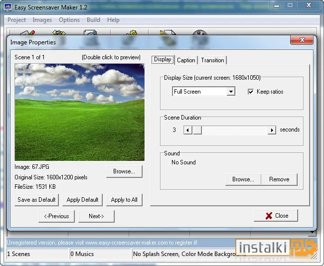 Easy Screensaver Maker 1.27 - Windows - download - instalki.pl